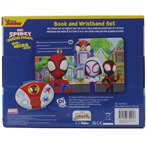 Marvel Spider-man - Spidey and His Amazing Friends - Go-Webs-Go! Interactive Book and 5-Sound Wristband - PI Kids