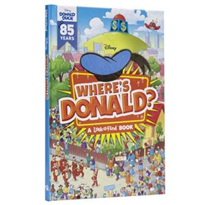 disney donald duck - where's donald? a look and find book - pi kids