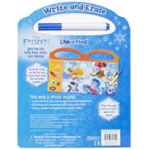 Disney Frozen - Write-and-Erase Look and Find - Wipe Clean Learning Board - PI Kids