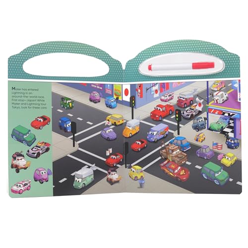 Disney Pixar Toy Story, Cars, and More! - Write-and-Erase Look and Find Wipe Clean Board - PI Kids