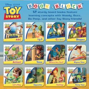 Disney Toy Story Woody, Buzz Lightyear, and More! - My First Library Board Book Block 12-Book Set - PI Kids