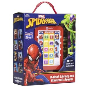 marvel - spider-man me reader electronic reader and 8 sound book library - pi kids