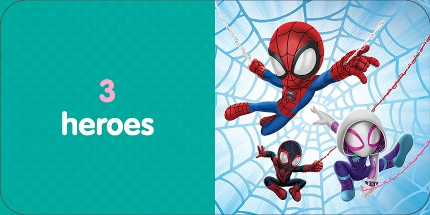 Marvel Spidey and his Amazing Friends - My First Library 12 Board Book Set - First Words, Alphabet, Numbers, and More Baby Books - PI Kids