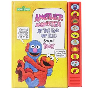 sesame street with elmo and grover - another monster at the end of this sound book - read along book voiced by elmo and grover - pi kids