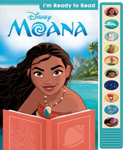 disney moana - i'm ready to read with moana interactive read-along sound book - great for early readers - pi kids