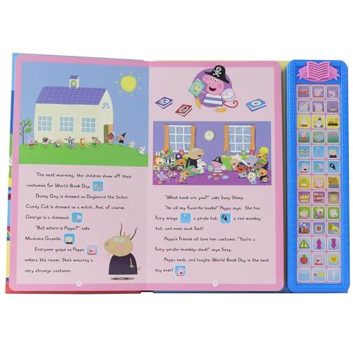 Peppa Pig - Sound Storybook Treasury 39-Button Sound Book - PI Kids (Play-A-Sound)