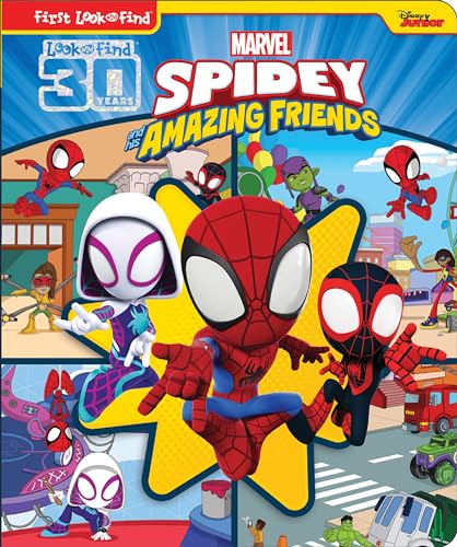 Marvel Spider-man - Spidey and His Amazing Friends - First Look and Find Activity Book - PI Kids