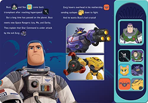 Disney Pixar Lightyear - To Infinity… and Beyond! Interactive Sound Book - PI Kids