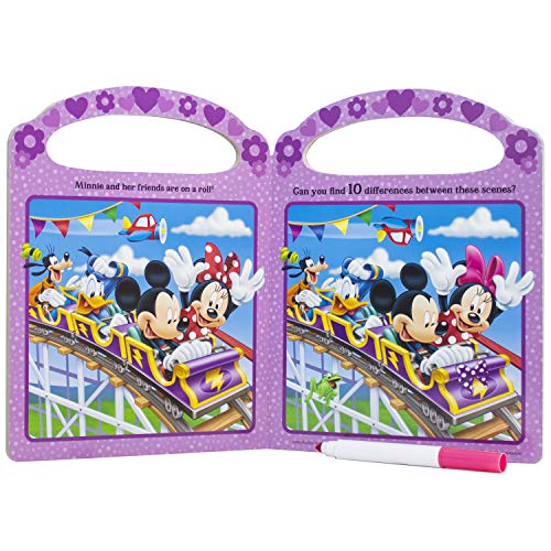 Disney Minnie Mouse - Write-and-Erase Look and Find - Wipe Clean Learning Board - PI Kids