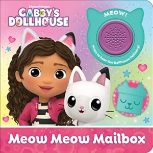 dreamworks gabby's dollhouse - meow meow mailbox sound book - pi kids