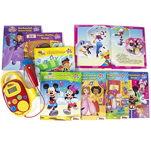 Disney Junior Mickey, Minnie, and More! - Sing with Me Sing-Along Music Player and 8-Book Library - PI Kids