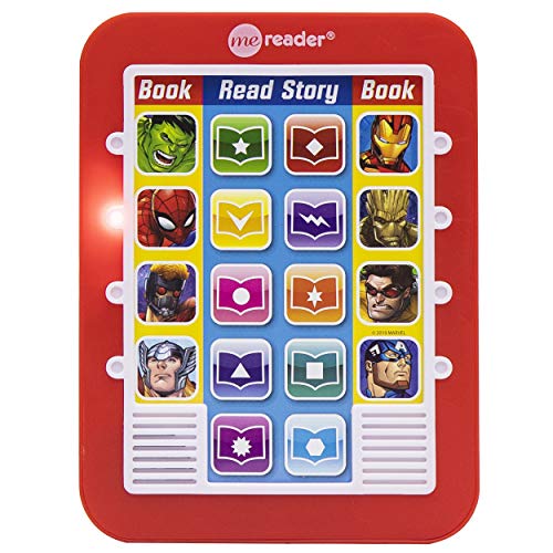 Marvel Super Heroes Spider-man, Avengers, Guardians, and More! - Me Reader Electronic Reader with 8 Book Library - PI Kids