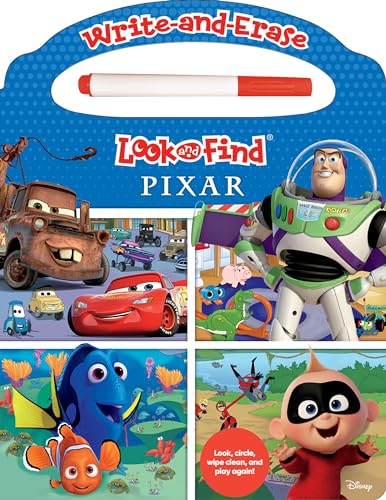 Disney Pixar Toy Story, Cars, and More! - Write-and-Erase Look and Find Wipe Clean Board - PI Kids