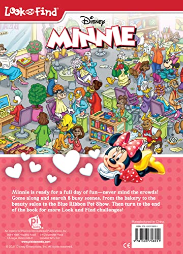 Disney Minnie Mouse - Look and Find Activity Book - PI Kids