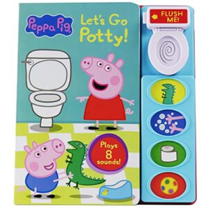 peppa pig – let’s go potty! interactive 5-button potty training sound book – pi kids