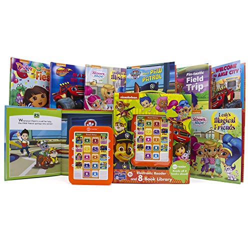 Nick Jr. - Paw Patrol, Bubble Guppies, and more! Me Reader Electronic Reader 8-Book Library - PI Kids