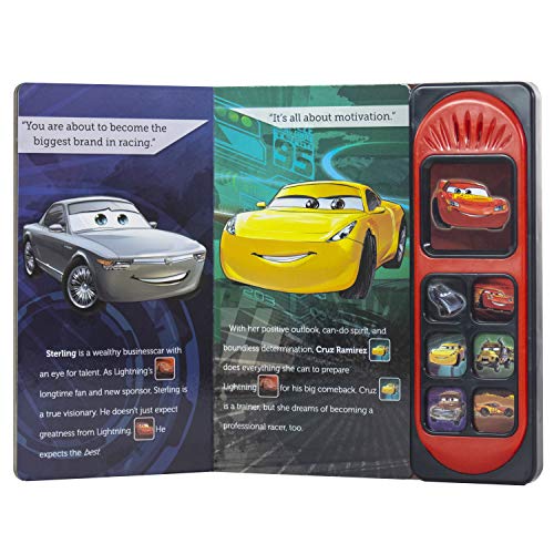 Disney Pixar Cars 3 - Lightning McQueen and Friends Little Sound Book - Play-a-Sound - PI Kids