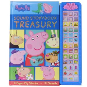 peppa pig - sound storybook treasury 39-button sound book - pi kids (play-a-sound)