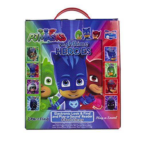 PJ Masks Catboy, Owlette, Gekko and More! - Me Reader Electronic Reader and 8 Sound Book Library - PI Kids