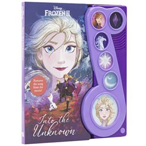 disney frozen 2 elsa, anna, olaf, and more! - into the unknown little music note sound book - pi kids (play-a-song)