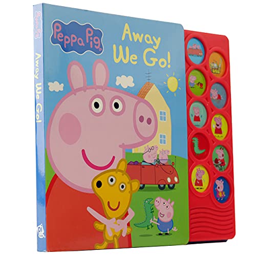 Peppa Pig - Away We Go 10-Button Sound Book - PI Kids (Play-A-Sound)