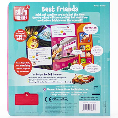 Disney - Wreck-It Ralph 2: Ralph Breaks the Internet - Best Friends Sound Book - PI Kids