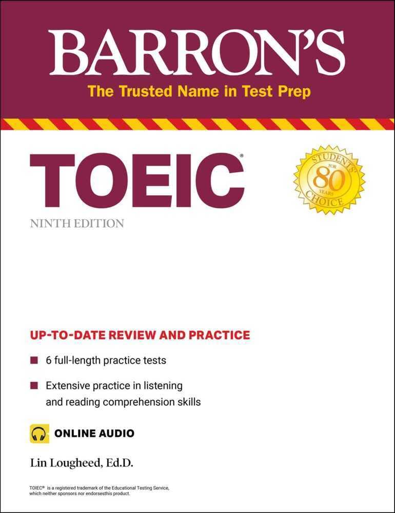 TOEIC (with online audio) (Barron's Test Prep)