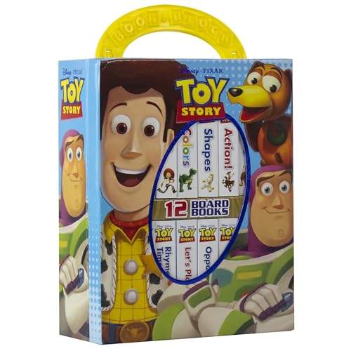 Disney Toy Story Woody, Buzz Lightyear, and More! - My First Library Board Book Block 12-Book Set - PI Kids