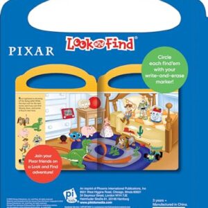 Disney Pixar Toy Story, Cars, and More! - Write-and-Erase Look and Find Wipe Clean Board - PI Kids