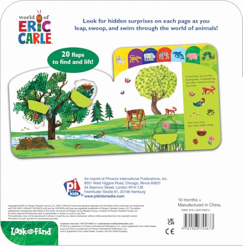 World of Eric Carle: World of Animals Lift-A-Flap Look and Find