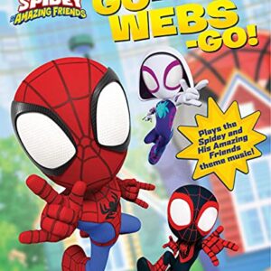 Marvel Spider-man - Spidey and His Amazing Friends - Go-Webs-Go! Interactive Book and 5-Sound Wristband - PI Kids