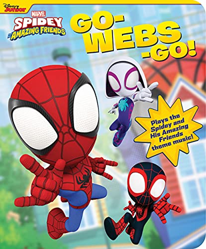 Marvel Spider-man - Spidey and His Amazing Friends - Go-Webs-Go! Interactive Book and 5-Sound Wristband - PI Kids