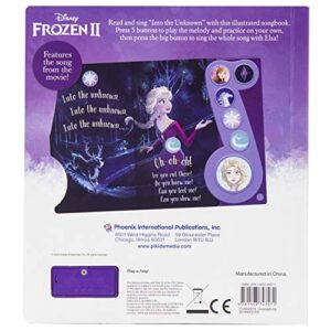 Disney Frozen 2 Elsa, Anna, Olaf, and More! - Into the Unknown Little Music Note Sound Book - PI Kids (Play-A-Song)