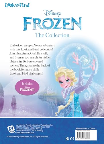 Disney Frozen Elsa, Anna, Olaf, and More! - Look and Find Collection - Includes Scenes from Frozen 2 and Frozen - PI Kids