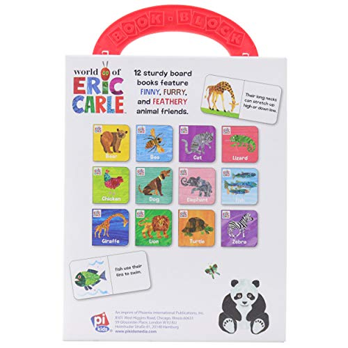 World of Eric Carle, My First Library Animal Board Book Block 12-Book Set - PI Kids