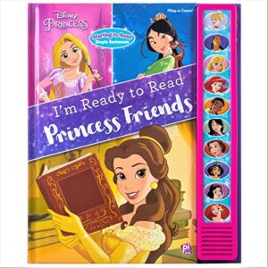 disney princess belle, mulan, cinderella, rapunzel, and more! - i'm ready to read princess friends sound book