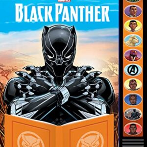 Marvel Black Panther - I'm Ready to Read with Black Panther Interactive Read-Along Sound Book - Great for Early Readers - PI Kids