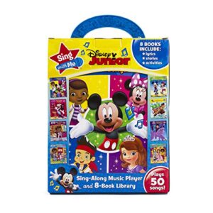 Disney Junior Mickey, Minnie, and More! - Sing with Me Sing-Along Music Player and 8-Book Library - PI Kids