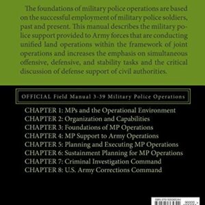 Military Police: OFFICIAL Field Manual 3-39 Military Police Operations