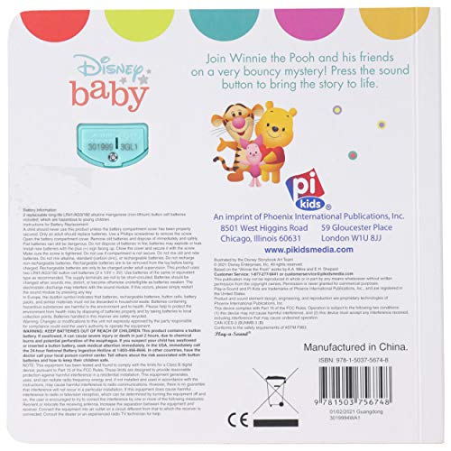 Disney Baby Winnie the Pooh - Watch Out for Woozles! Sound Book - PI Kids (Play-A-Sound)