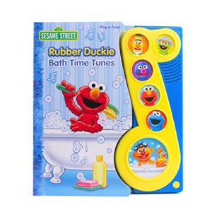 sesame street - rubber duckie bath time tunes sound book - pi kids (play-a-song)