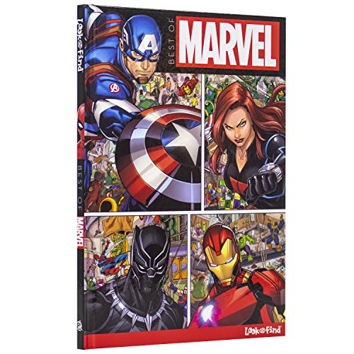 Best of Marvel Look and Find - Spider-Man, Avengers, Guardians of the Galaxy, Black Panther and More! - Characters from Avengers Endgame Included - PI Kids