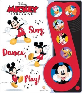 disney mickey mouse & friends - sing, dance, play! music sound book - pi kids (play-a-song)