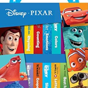 Disney Pixar Toy Story, Cars, Finding Nemo, and More! - My First Library 12 Board Book Block Set - PI Kids