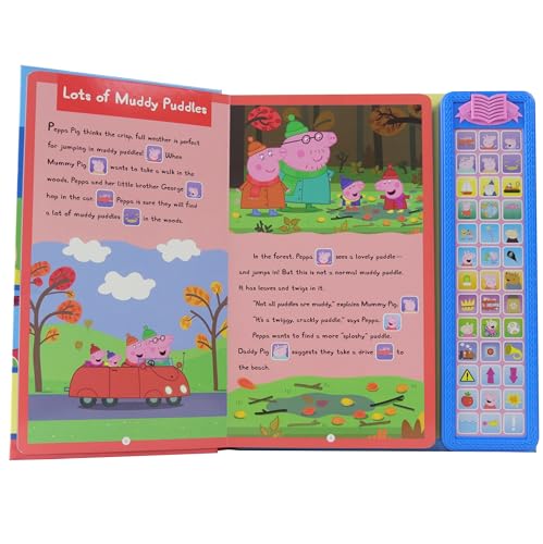 Peppa Pig - Sound Storybook Treasury 39-Button Sound Book - PI Kids (Play-A-Sound)