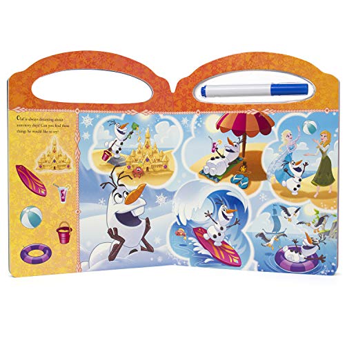 Disney Frozen - Write-and-Erase Look and Find - Wipe Clean Learning Board - PI Kids