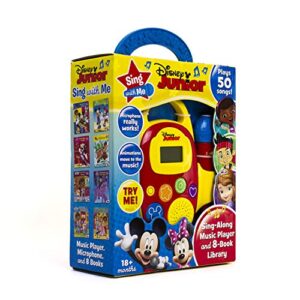 Disney Junior Mickey, Minnie, and More! - Sing with Me Sing-Along Music Player and 8-Book Library - PI Kids