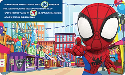 Marvel Spider-man - Spidey and His Amazing Friends - Go-Webs-Go! Interactive Book and 5-Sound Wristband - PI Kids