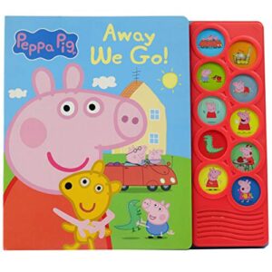 peppa pig - away we go 10-button sound book - pi kids (play-a-sound)