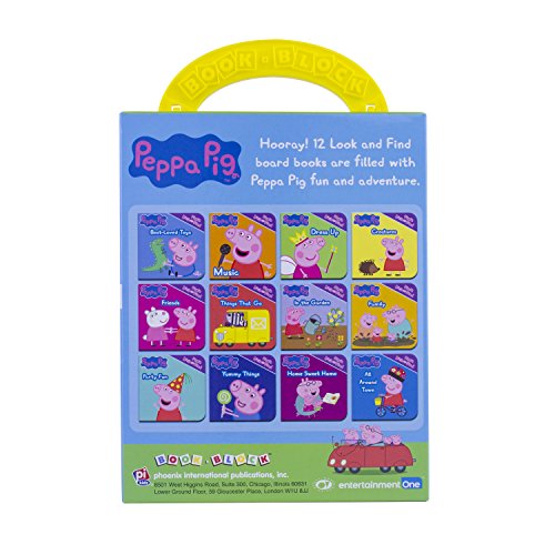 Peppa Pig - My First Library Board Book Block 12-Book Set - PI Kids